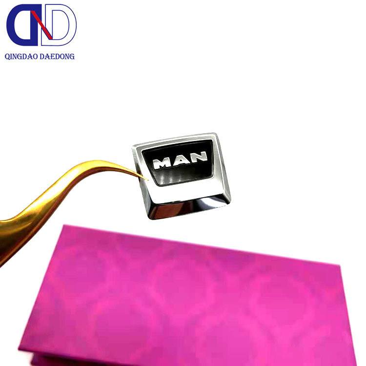 Customised Production of Nickel Electroforming Metal Logo Sticker for Car Keys